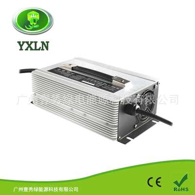 60V磷酸铁锂充电器铝壳智能锂电电池充电器60V25A 73V25A充电器