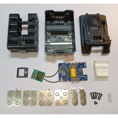 替代Mak 牧田18V工具电池套料 10芯 BL1860B 18650 大板款 数码款