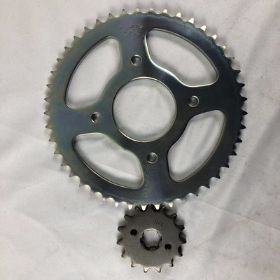 适用/F赛驰110/GT125/QS125-5铃GR150极客飒GSX150木套链链轮链条