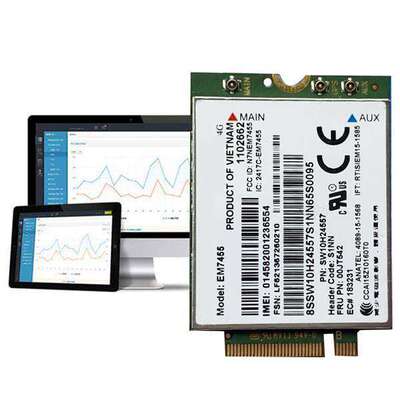 1个 颜色：绿色 材质：PCB Em7455 LTE 4G卡 Gobi6000 FRU00JT542