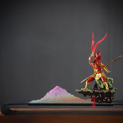 五色土造景配件 陶瓷孙悟空摆件家居客厅马上封侯工艺品沙盘铁盆