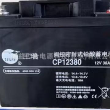 三瑞铅酸蓄电池CP12380免维护12V38AH铅酸蓄电池