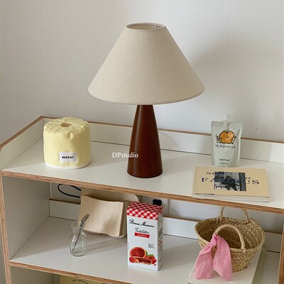 DPstudio复古台灯卧室小夜灯中古简约现代高级感侘寂风装饰