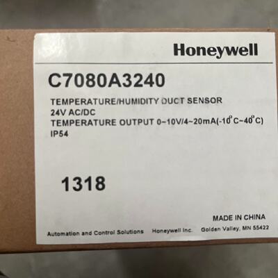 议价Honeywell温度感测器C7080A3240全新原装正品 欢迎进店谘询