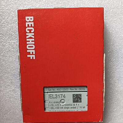 倍福模块EL3174德国进口全新原装正品现货顺丰包议价