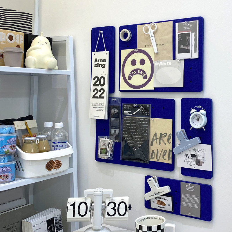 软木板照片墙背景板留言板相框挂墙墙板图钉板毛毡墙贴展示板