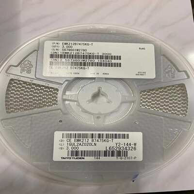 贴片陶瓷电容0805 475K16V X7R4.7UF16V EMK212B7475KG-T配套电子