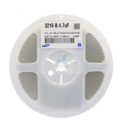 贴片电容 CL31B475KBHNNNE 1206 475K 4.7UF X7R 50V 陶瓷电容器
