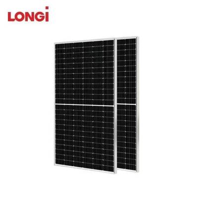 隆基无栅425w太阳能板光伏组件单晶单面工厂太阳能外贸欧洲全套