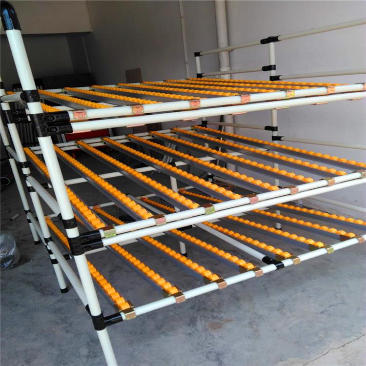 黑色防静电线棒货架/精益管工作台/流利式物料仓储货架
