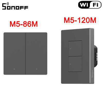 SONOFF M5 Wi-Fi Matter智能机械墙壁开关l零火手机远程控制M系列