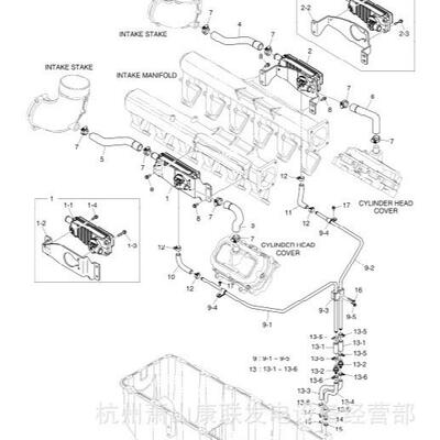 420215-00078B油管组件DP222CC斗山