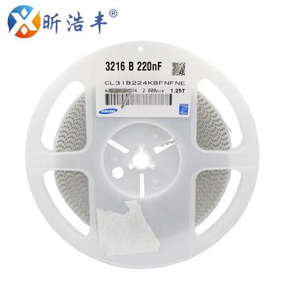 电子元件CL31B224KBFNFNE贴片电容1206224K220NF50VX7R电容器