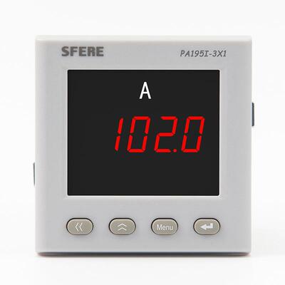 江苏斯菲e尔电气sfre PPA195I-3A19I5-3X直流1单相智能数显电流表