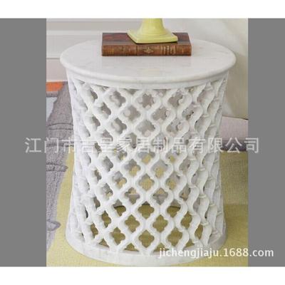 人造石台面花篮造型纯色人造大理石茶台客厅茶几