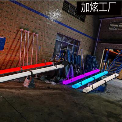 发光跷跷板LE网红户UVX外防水阳能公人园广太场活动儿童双互动玩D