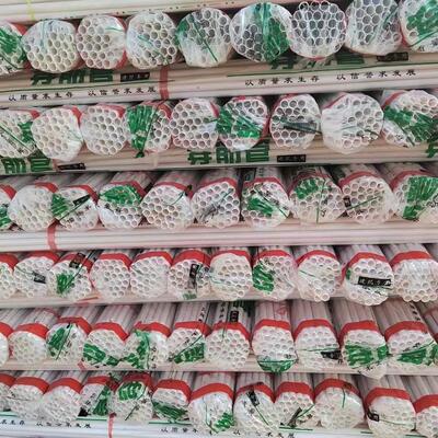 定无 建制PVC白管色灰色穿筋线管穿墙绝缘套 市政工地穿筑厂家