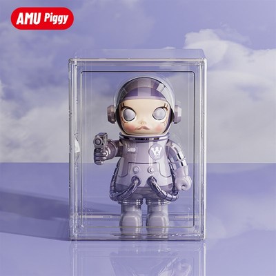 molly400展示盒mega泡泡玛特收纳大容量防尘透明亚克力娃娃手办柜