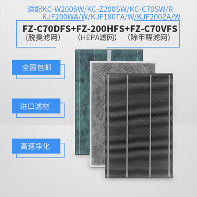 适配空气净化器Cw0swz0swc70swJF0wa过滤网滤芯