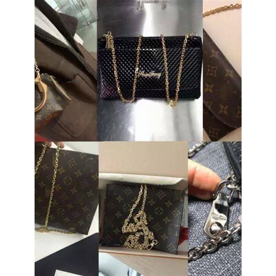 包包炼条配件O字炼包带肩带单买斜挎迷你包炼子不易掉色细金属炼
