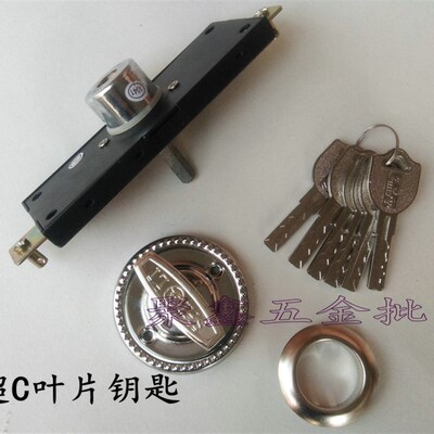 推闸锁卷帘门锁天地锁车库门锁卷拉门防盗锁9533仓库门大门锁