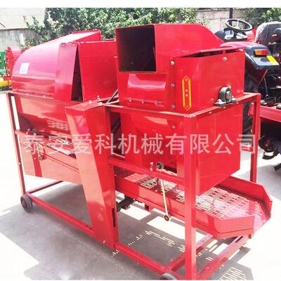 干鲜两用花生去打果机DIX1000型生摘果机自动柴花装袋秧机电两用
