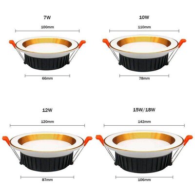 [DBF]Three Light Temperatures Changeable Ceiling Recessed L