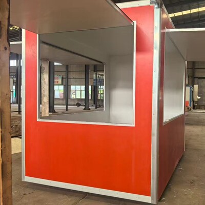 玻璃钢 Food Trailer 出口拖车耐用多功能专业四轮可上牌