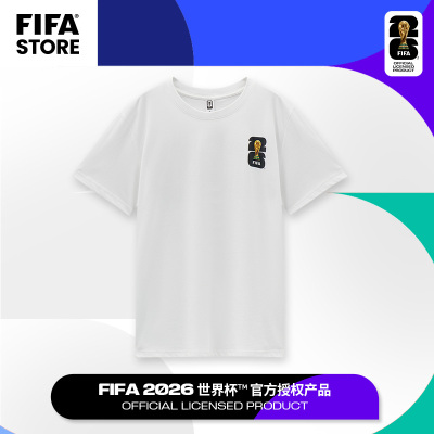 FIFA国际足联2026世界杯圆领宽松休闲T恤运动上衣潮流百搭夏短袖