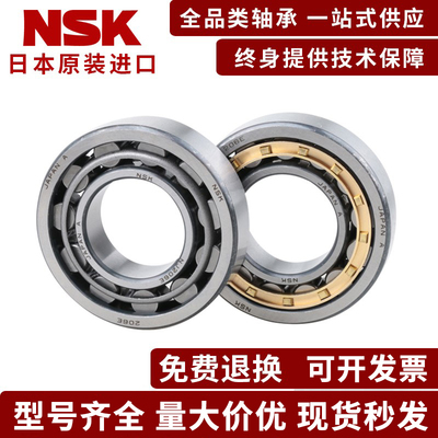 进口NSK NF304 305 306 307 308 309 310 EW EM C3 圆柱滚子轴承