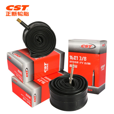 CST正新小布摺叠车小轮自行车16寸349内胎16*1-3/8法美嘴加长60mm
