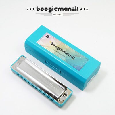 BoogieMan 初学入门 十孔布鲁斯蓝调10孔口琴PADDY爱尔兰音阶可选