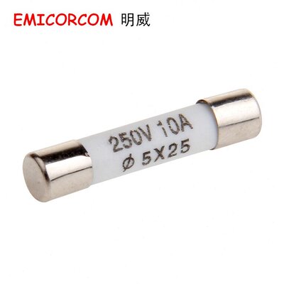 陶瓷管保险丝 RO55 2A 250V 5×25mm R055 5*25mm 熔断器BS1362