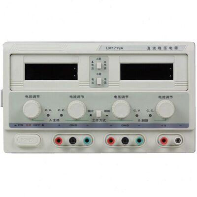 LM1719A线性稳压电源双路30V6A串联60V3A功率200W铁心变压器静音