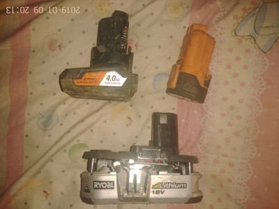 里奇AEG RIDGID 12v 良明RYOBI 18V 电池盒壳 带电路板