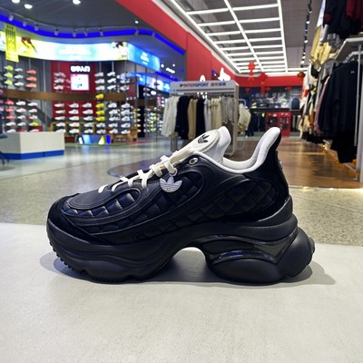 Adidas女厚底减震老爹鞋