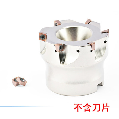 TE90快进給铣刀杆4NKT060308双面开粗铣刀片90度直角快进給铣刀盘