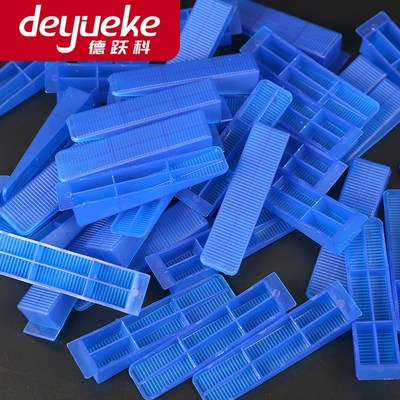 瓷砖找平器插片通用长82mm蓝色楔子加固插片调平器垫片铺贴快速好
