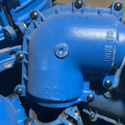 弯头气缸盖部分铸铁抓住和修理墨铸铁快管接R头接头泄漏和泄漏