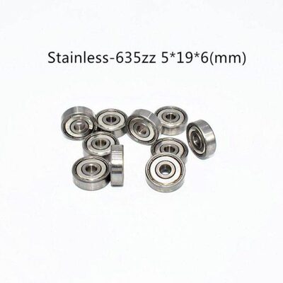 Stainless steel bearing 10PCS S635ZZ 5*19*6(mm) free shippin