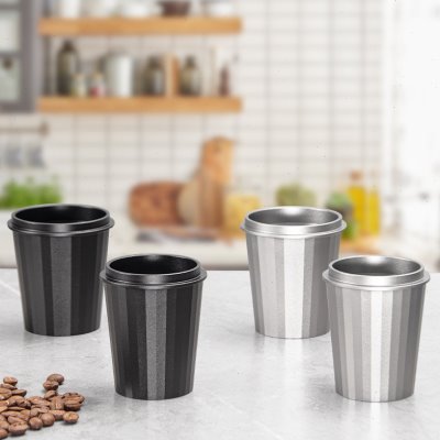咖啡配套器具304不锈钢加厚接粉杯51mm/58mm意式咖啡接粉器闻香杯