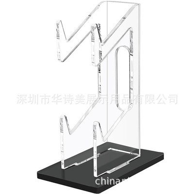 跨境货源PS5透明展示架2层游戏手柄收纳架switch任天堂Xbox玻璃