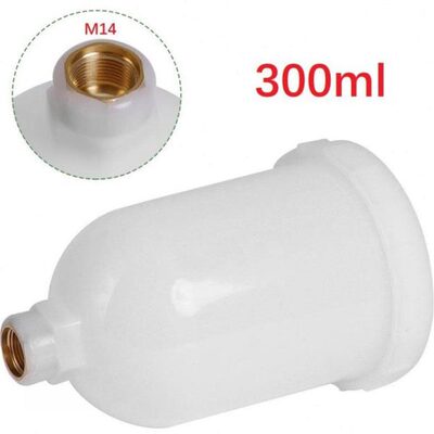 300ml Plastic Spray Paint Pot Sprayer Cup Air Gravity Feed F