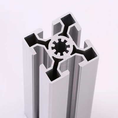 铝合金型材导轨广告框方管料轨道5050工作桌拼装边框型材底柜扁通