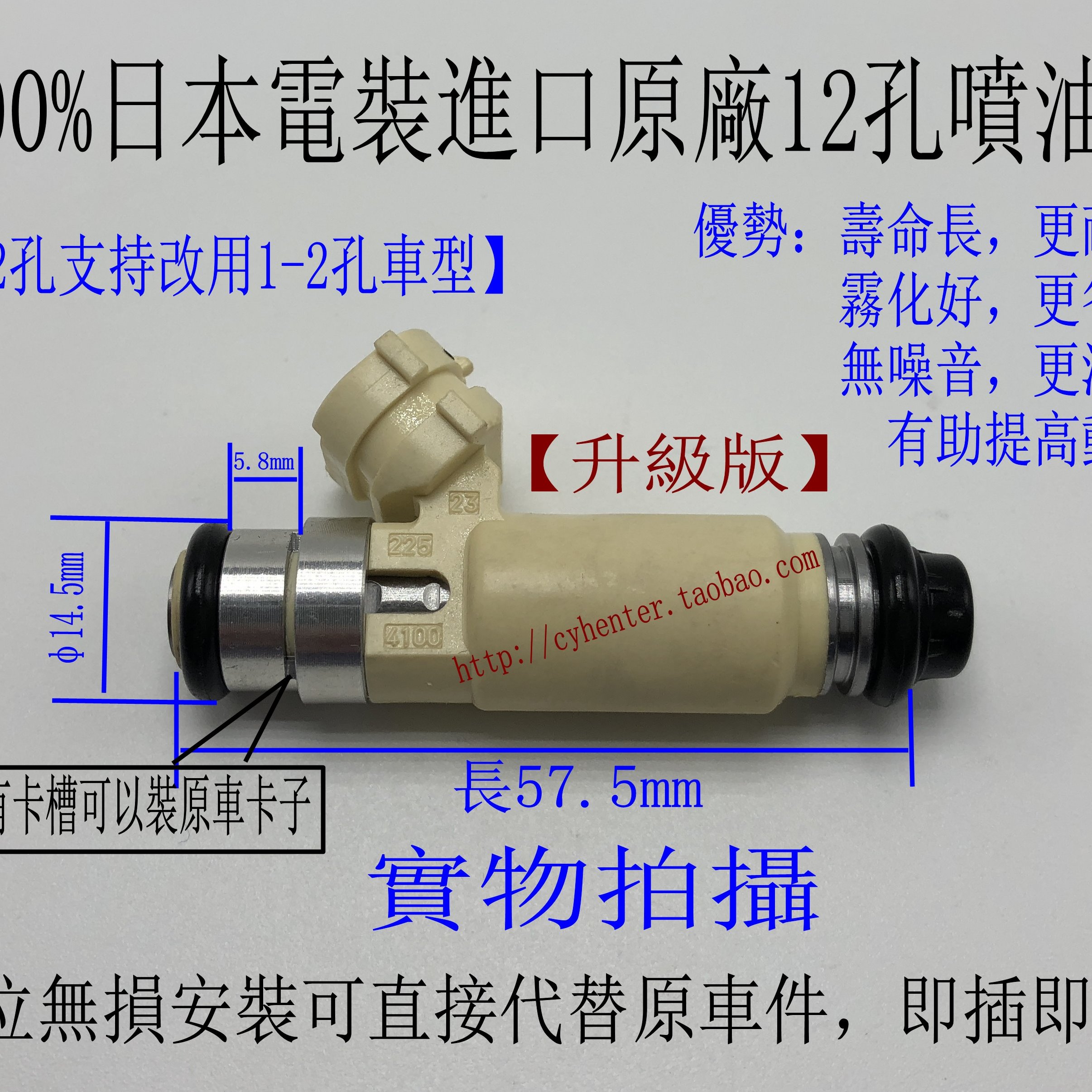 适用0.8 1.0 1.2排量单孔两孔小排量465发动机12孔喷油嘴改装