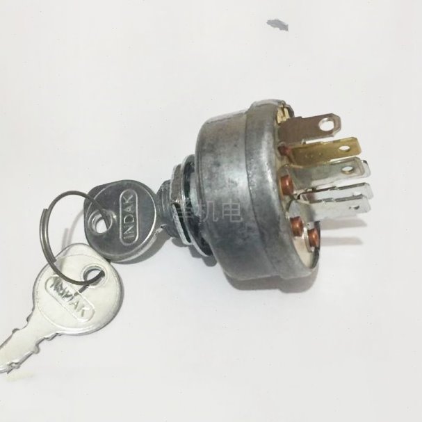 百力通双缸汽油发动机发电机清洗机配件钥匙启动 点火开关 电门锁