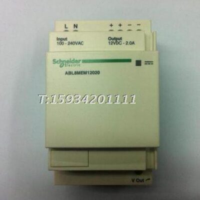 ABL8导轨式开关电源 ABL8MEM12020 输入100-240V 输出12V/DC 2A