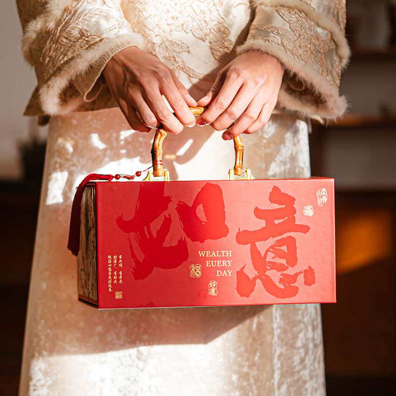 2026马年新年年货礼盒包装盒烘焙饼干糖果零食春节过年礼品空盒子