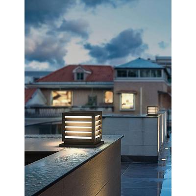 北咖户外防水太阳能柱头灯庭院灯别墅大门柱子灯围墙灯园林草坪灯