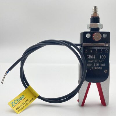 机械手迷你夹具Mini-B/C水口夹气动夹子带磁J1060 J1080附胶垫